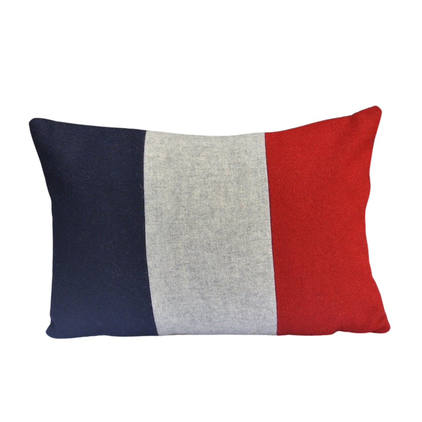 French Flag Cushion - 100% Luxury Wool - Handmade in Scotland – LAZY ...
