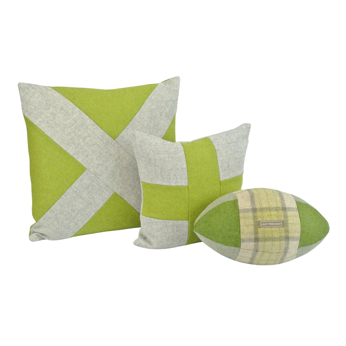 Rugby Ball Cushion - Emerald - Rugby Gifts – LAZY PHEASANT