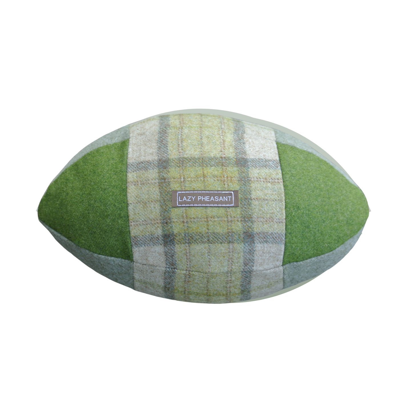 Rugby Ball Cushion - Emerald - Rugby Gifts – LAZY PHEASANT